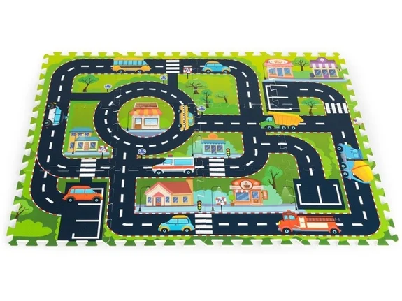 Eco Toys Podloga za igru puzzle city
