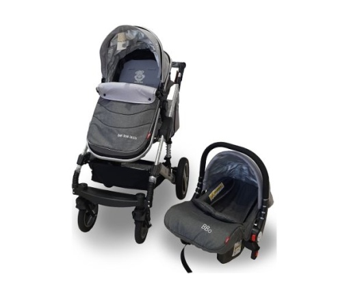 BBO KOLICA ZA BEBE (GS-T106) MATRIX SET - SIVA