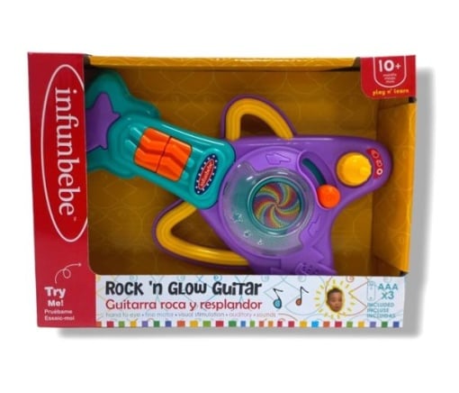 INFUNBEBE IGRACKA ROCK AND GLOW GITARA