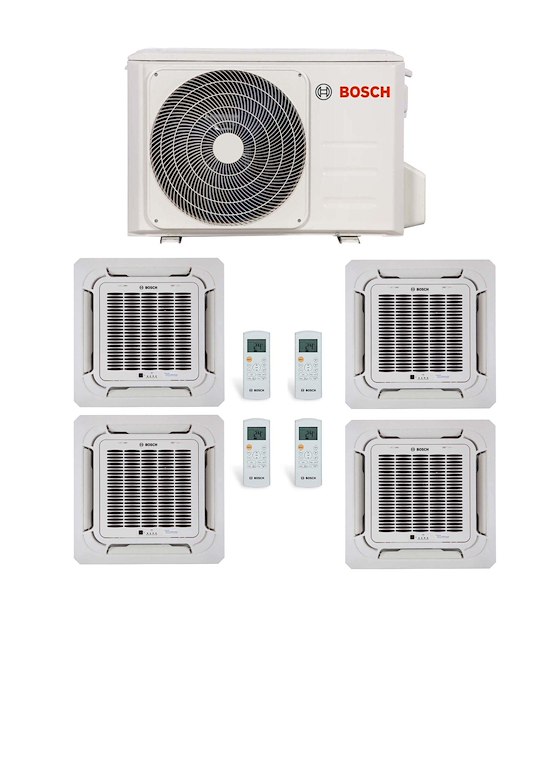 Klime
Bosch multi sistem 36000 BTU – 4 kasetne 7000 BTU