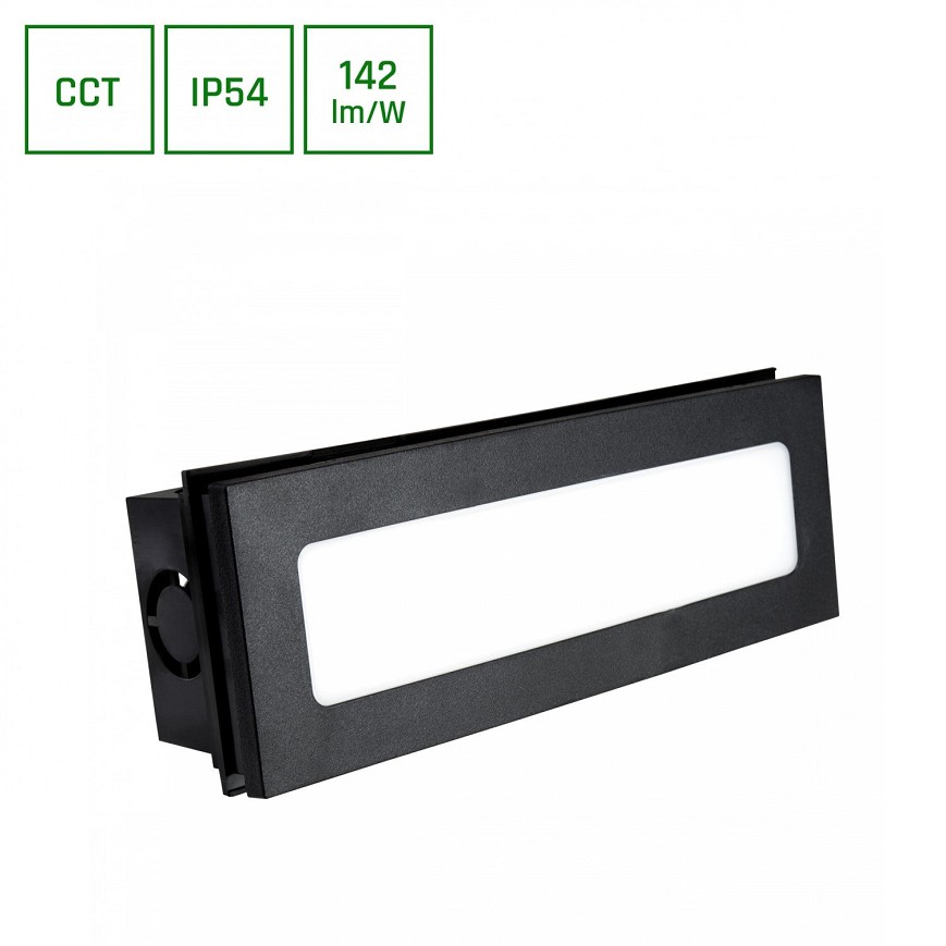 SPOLJNA UGRADNA LED LAMPA CCT 6W ENCANTA CRNA 3034 SPECTRUM