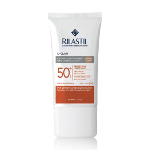 Rilastil Sun System D-CLAR tonirana krema spf 50+ light/medium 40ml