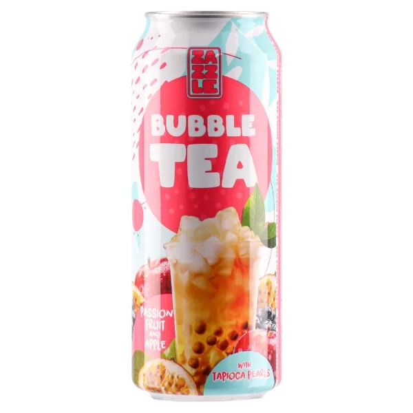 Bubble Tea, zeleni čaj sa ukusom marakuje i jabuke, 500ml