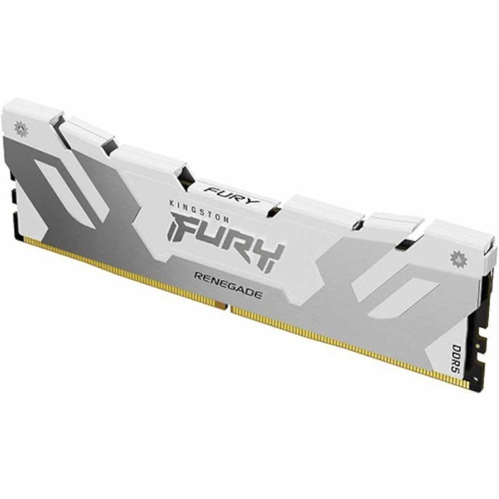 Memorija KINGSTON 32GB(2x16GB)/DIMM/DDR5/6400MHz/CL32/FURY Renegade White XMP