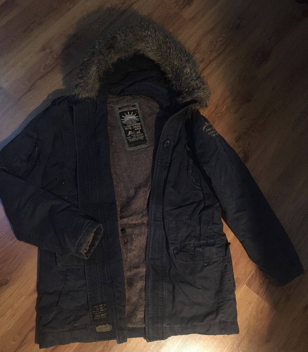 Muška SCOTCH & SODA jakna Tamno teget model muške parka jakne