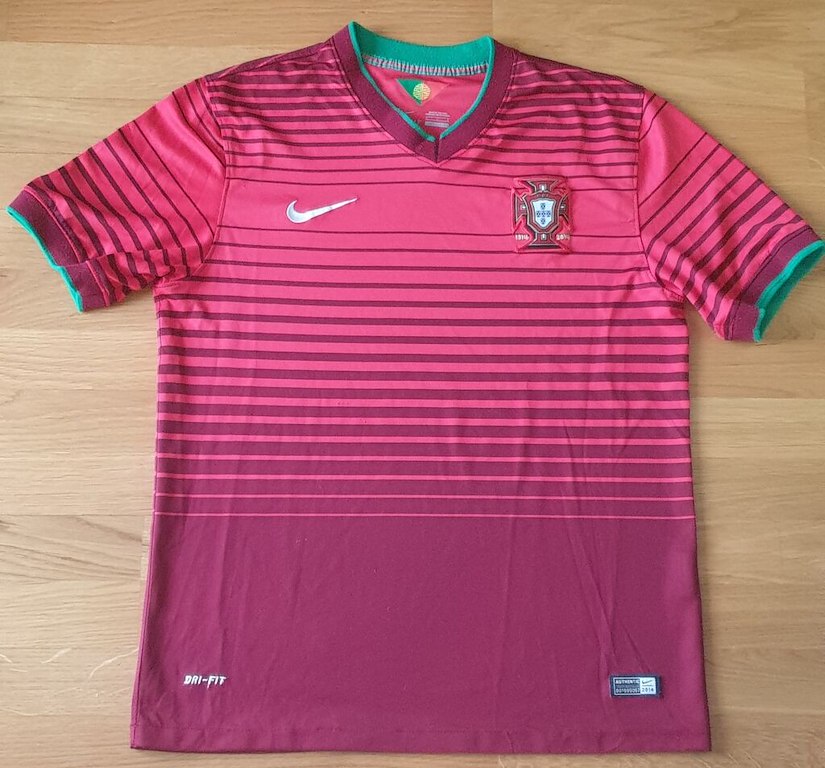 Portugal 2014 World Cup Nike Dri-Fit Red Home Soccer Football Ronaldo