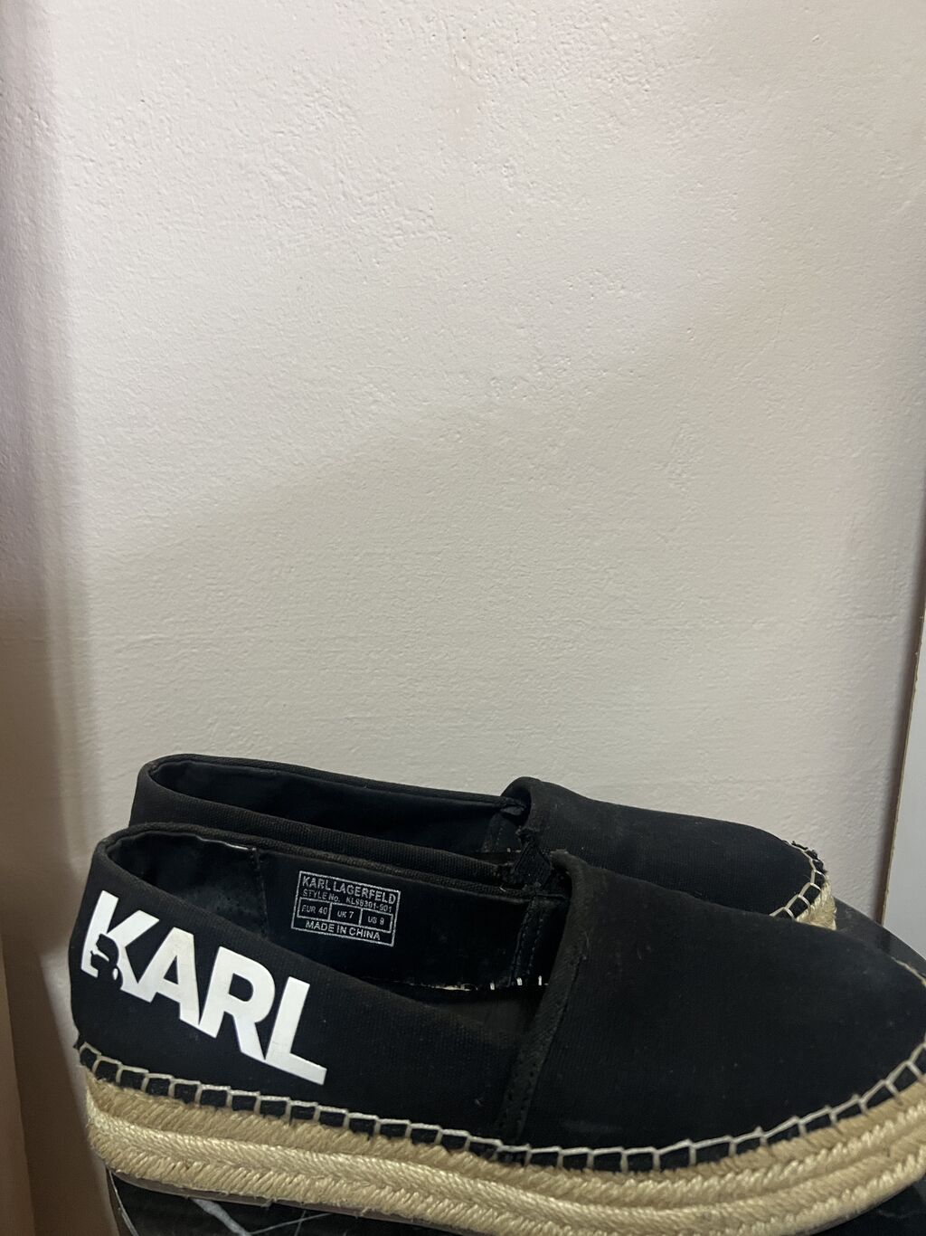 Espadrile, Karl Lagerfeld, 40