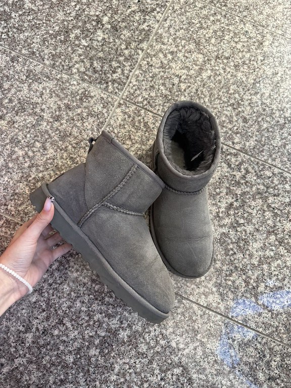 Ugg mini čizme, bоја - Siva, 38