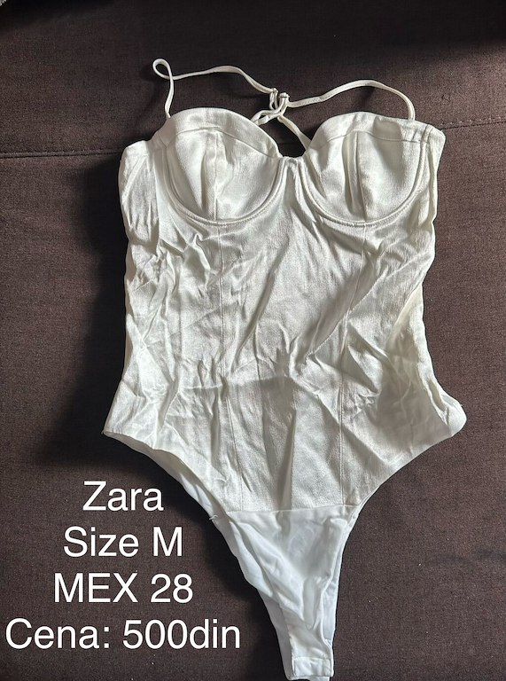 Zara, M (EU 38), Saten, bоја - Bela