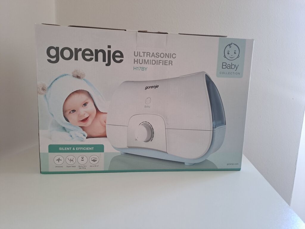 Gorenje ulttazvucni ovlazivac vazduha, pogodan za bebe. U originalnom