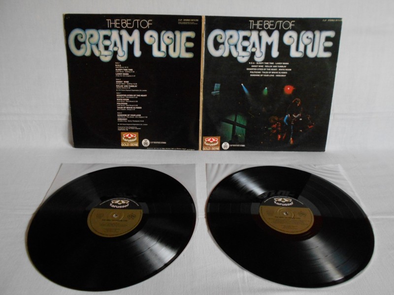 CREAM! DUPLI LP CLAPTON-ove GRUPE! OMOT5/PLOČE5+MINT!