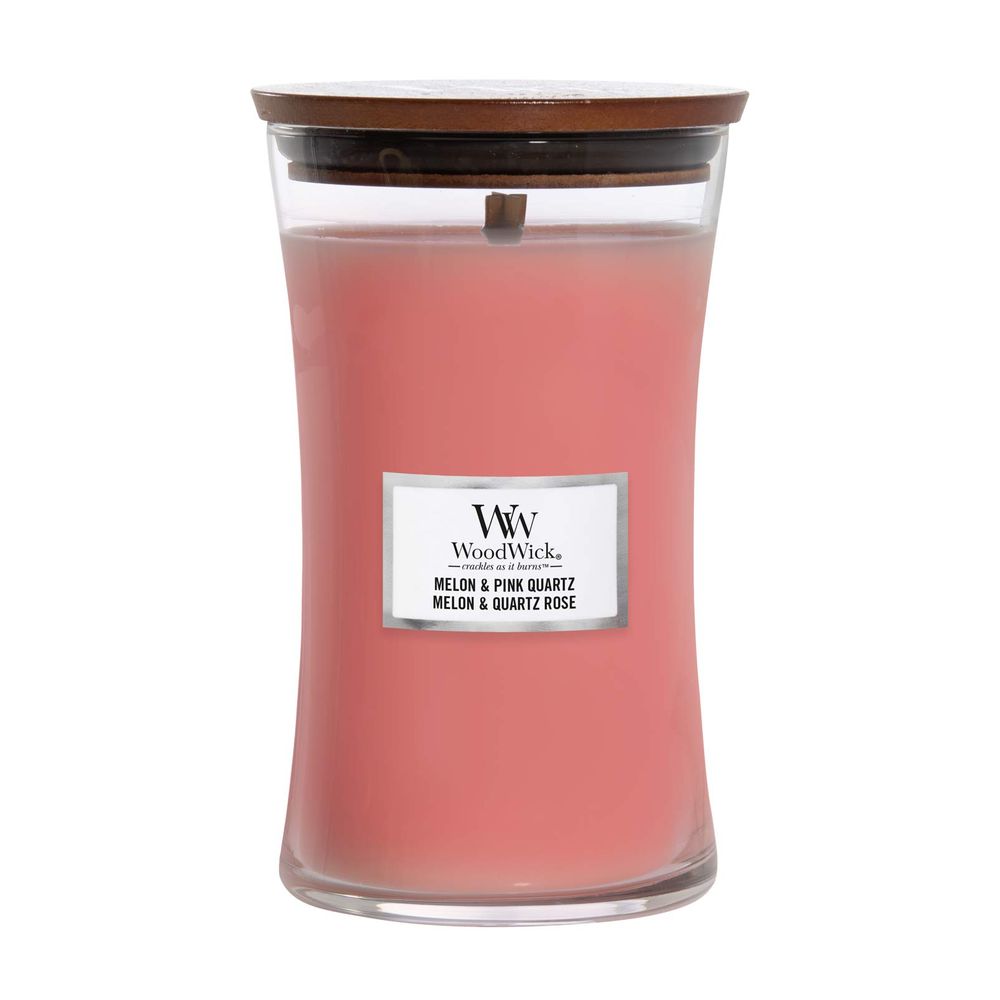 WoodWick Elipse Melon & Pink Quartz Large