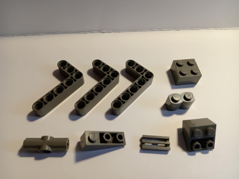 Lego lot dark grey