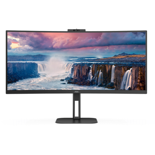 AOC 34″ Ultra Wide WQHD 100Hz Monitor | CU34V5CW/BK