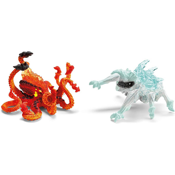 Schleich Eldrador Creatures Borba Vatre i Leda Fire Kraken i Ice Bug 70826