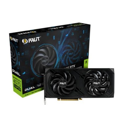 GeForce® RTX 4070 SUPER DUAL 12GB GDDR6X 192bit Palit NED407S019K9-1043D