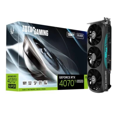 GeForce® RTX 4070 Ti Super Trinity Black Edition 16GB GDDR6X 192bit Zotac ZT-D40730D-10P