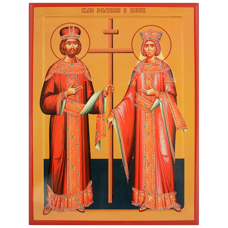 Sveti Car Kostantin i Carica Jelena (31x24) cm