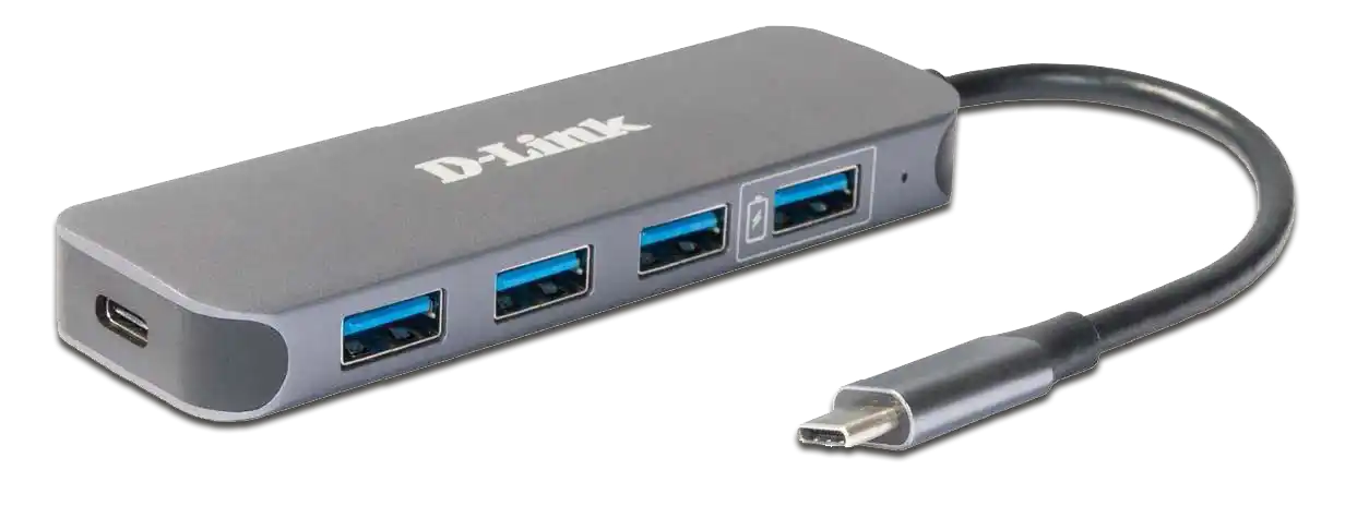 D-Link USB-C to 4-Port USB 3.0 Hub DUB-2340