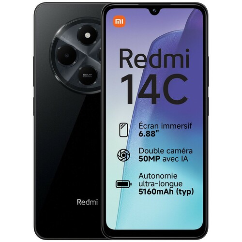 XIAOMI Redmi 14C 4GB/128GB Midnight Black MZB0HPMEU