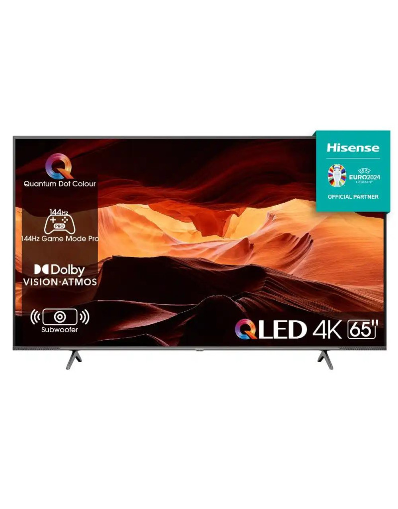 SMART QLED TV 65 Hisense 65E7KQ PRO 3840x2160/UHD/4K/DVB-T/T2/C/S/S2