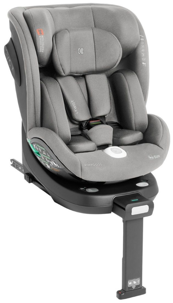 Autosediste I Twist, Isofix, Kikka Boo, Light Grey