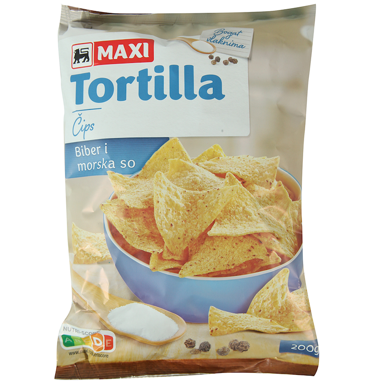 Tortilja cips biber&so Maxi 200g