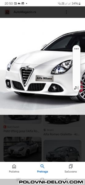 Alfa Romeo Giulietta Razni Delovi