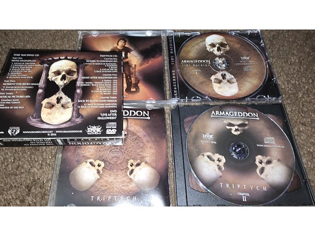 Armageddon - Triptych 2CDa+DVD box set , ORIGINAL