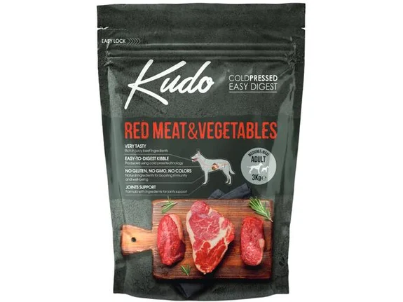 Kudo Hrana za odrasle pse Medium/Maxi Red Meat & Vegetables