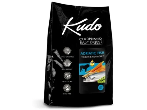 Kudo Hrana za pse Low Grain Adriatic Fish Mini Adult 3kg