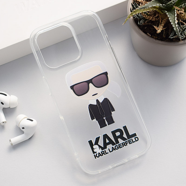 Futrola za telefon Maska Nanobit Print za iPhone 16 Pro Max Karl Lagerfeld