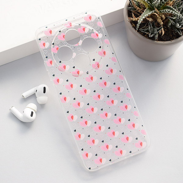 Futrola za telefon Maska Nanobit Print za Xiaomi Redmi 14C Hearts