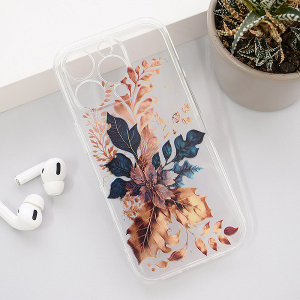 Futrola za telefon Maska Nanobit Print za iPhone 16 Pro Golden Flower