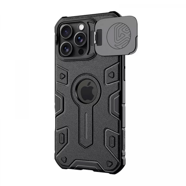 Futrola za telefon Maska Nillkin CamShield Armor Prop Magnetic za iPhone 16 Pro Max crna