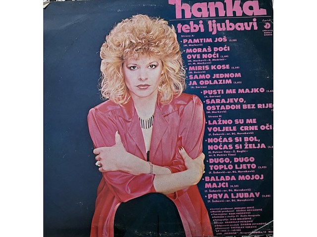 LP Hanka Paldum - Tebi Ljubavi album 1984