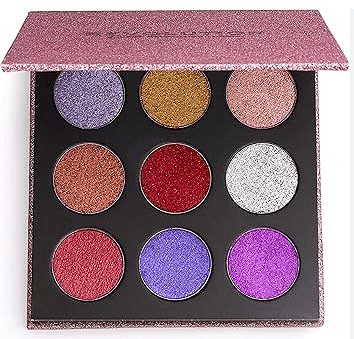 Paleta presovanih glitera i pigmenata MAKEUP REVOLUTION Diva 13.5g