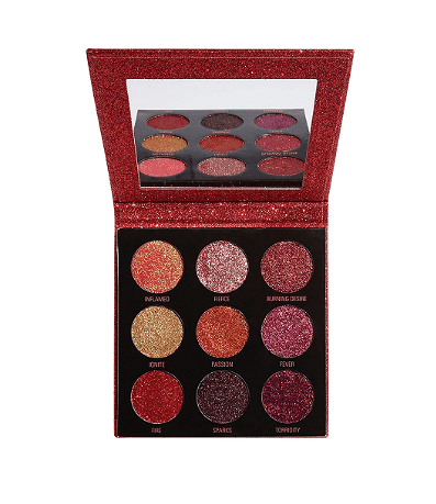 Paleta presovanih glitera MAKEUP REVOLUTION Hot Pursuit 10.8g