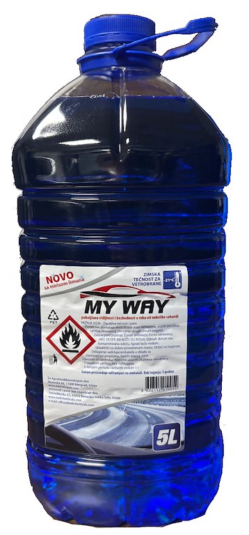 MY WAY - OpremaMY WAY ZIMSKA TEČNOST ZA VETROBRANSKO STAKLO 5/1