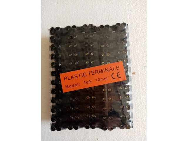 PLASTIC TERMINALS 10A 10 mm2 REDNA KLEMA 12 ulaza