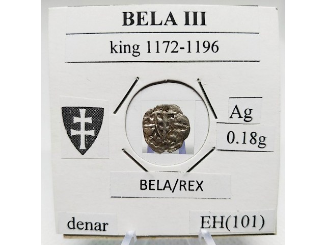 Ugarska - BELA III (1172-1196) - denar