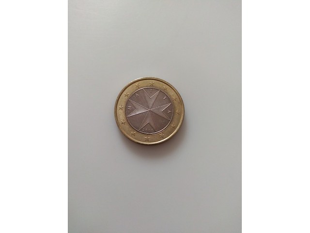 1 euro Malta,  2008.