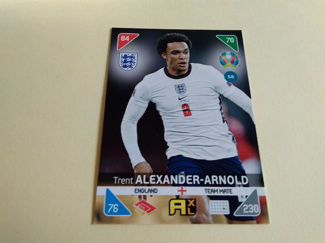 EURO 2020 Kick Off AXL - Base cards Br. 58