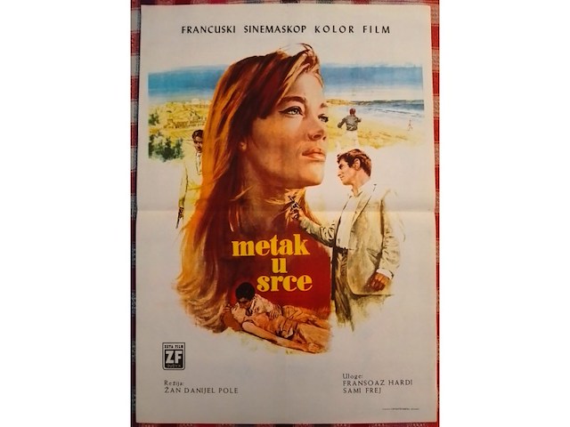 plakat METAK U SRCE (Françoise Hardy)