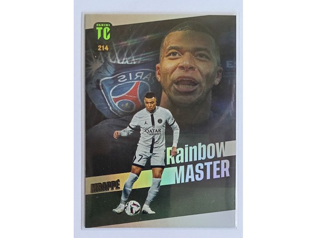 2023 Panini Top Class Kylian Mbappe Rainbow Master