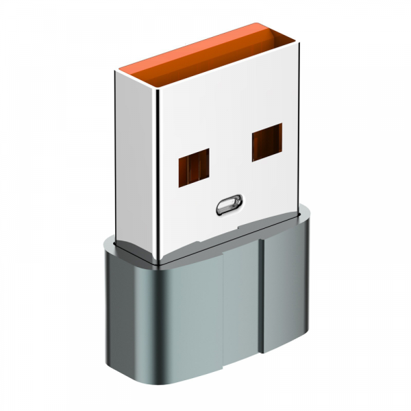 Adapter LDNIO LC150 Type-C na USB sivi