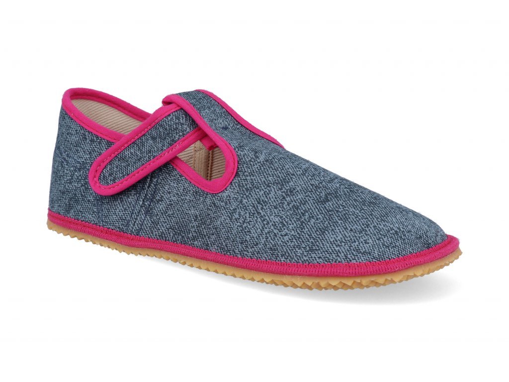 Beda – barefoot patofne – Denim&Pink