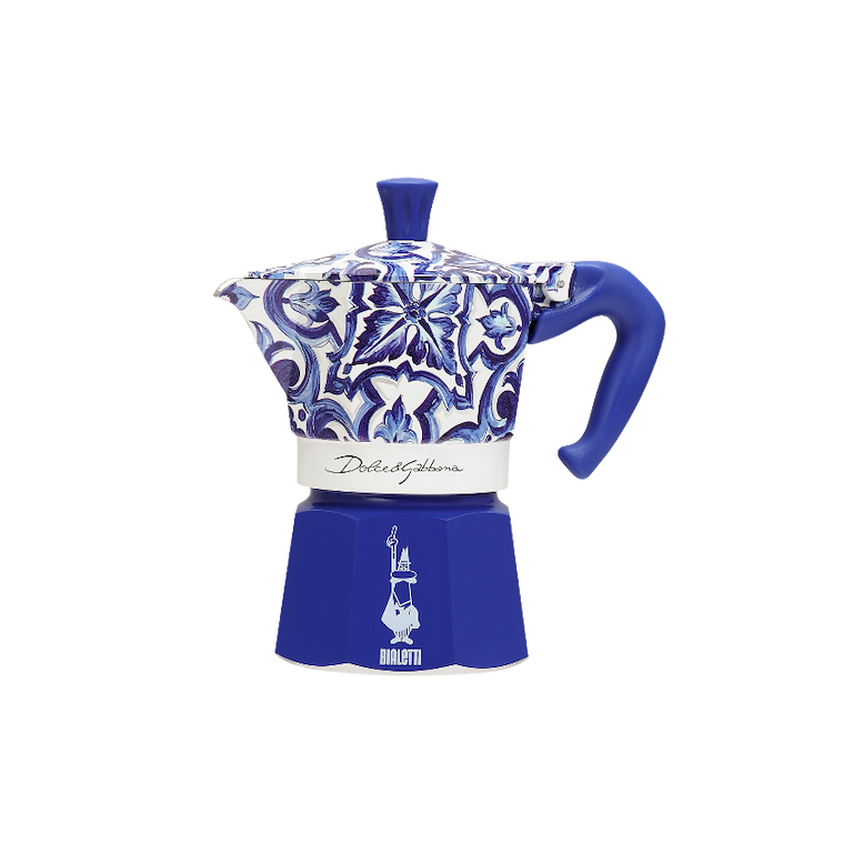 Bialetti Moka Express Dolce&Gabbana Blu Mediterraneo 3 šoljice