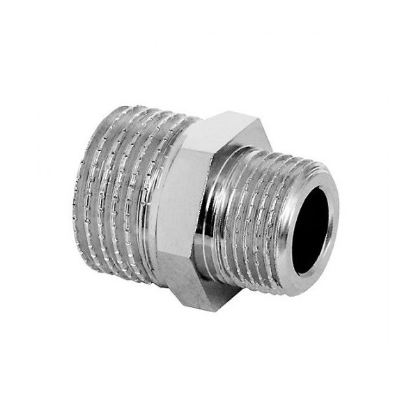 Dupli nipl redukovani 1/2″-3/8″ hromiran