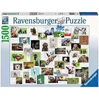 Puzzle slagalica 1500 delova Smešne životinje Ravensburger 16711